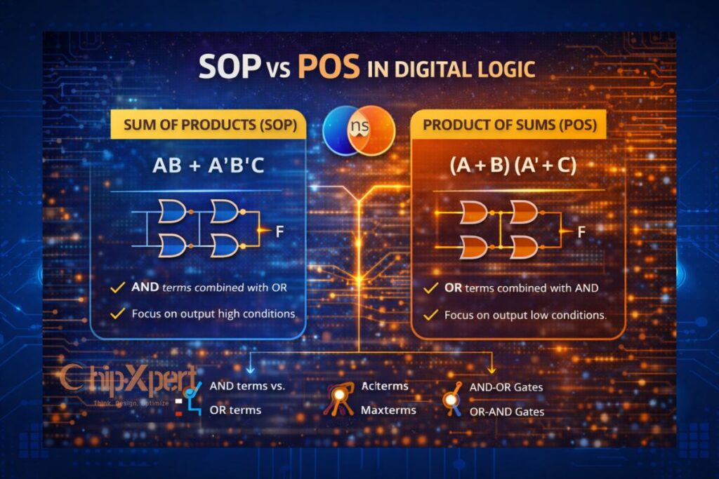 SOP vs POS in Digital Logic: A Clear Guide for VLSI Students and ...